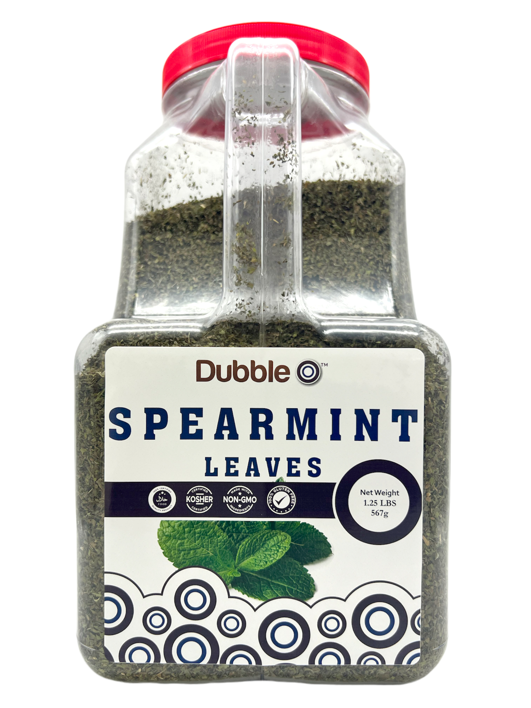 Crushed Spearmint Leaves in Bulk – 1.25 LBS - Dubble O - Quality Herbs ...
